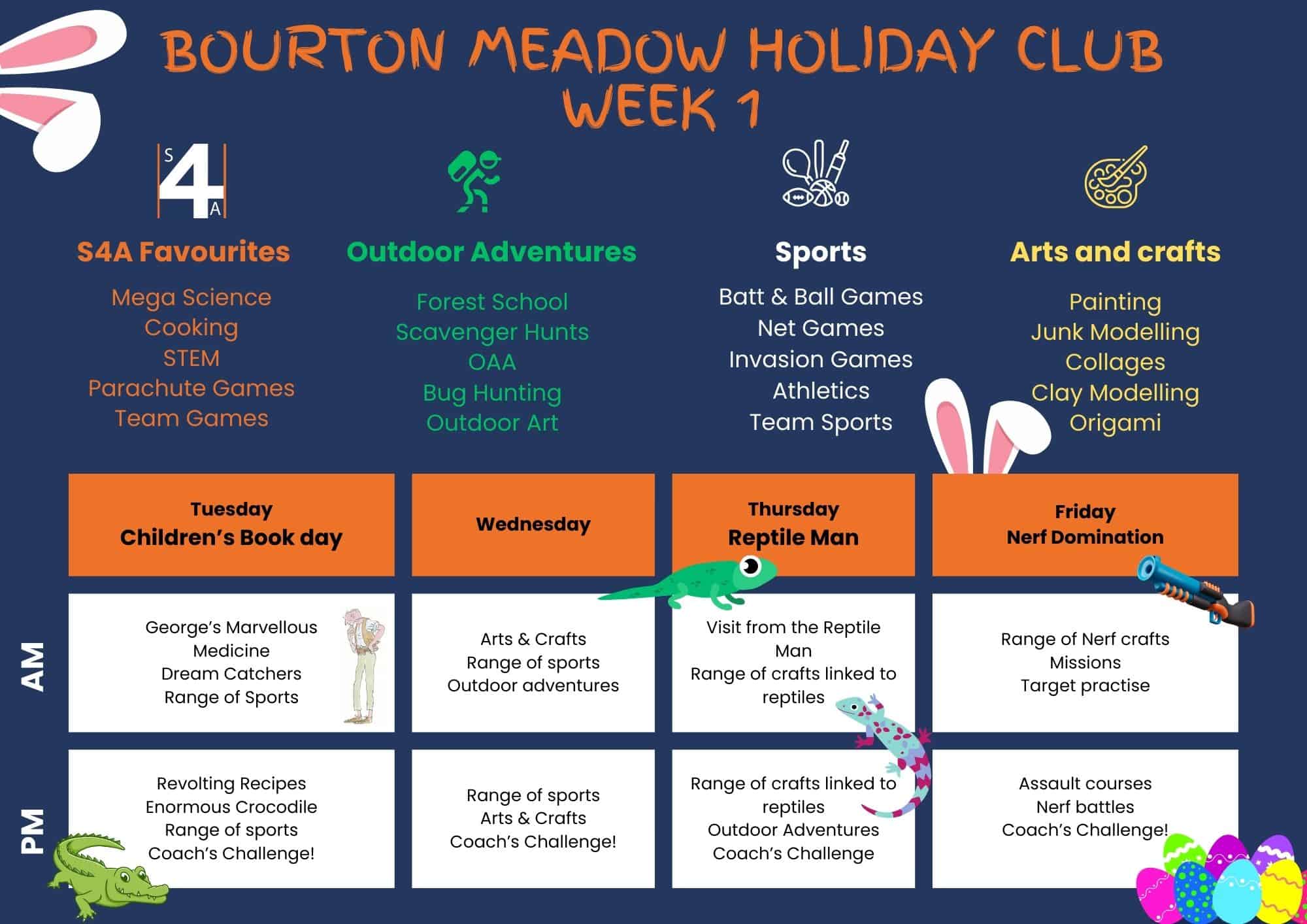 Holiday Club at Bourton Meadow | Holiday Clubs | S4A Club