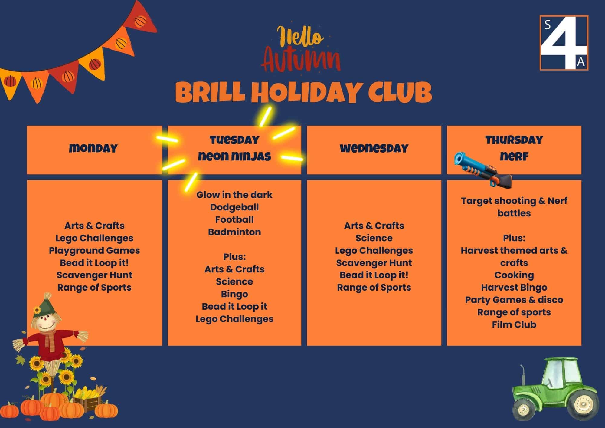 Wraparound Care, Holiday Club & HAF Programme at Brill Primary | S4A Club