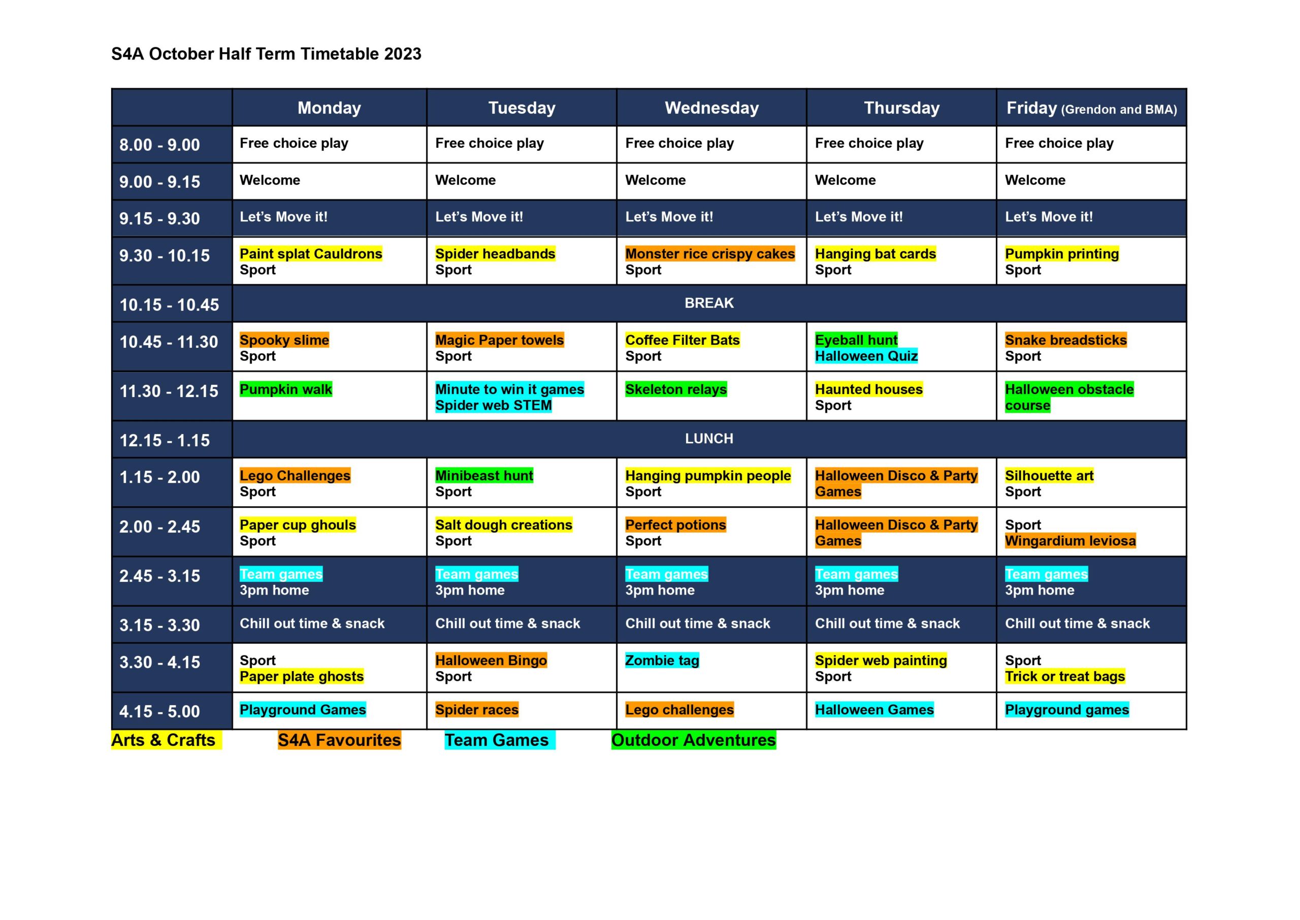 Wraparound Care, Holiday Club & HAF Programme at Grendon Underwood | S4A Club