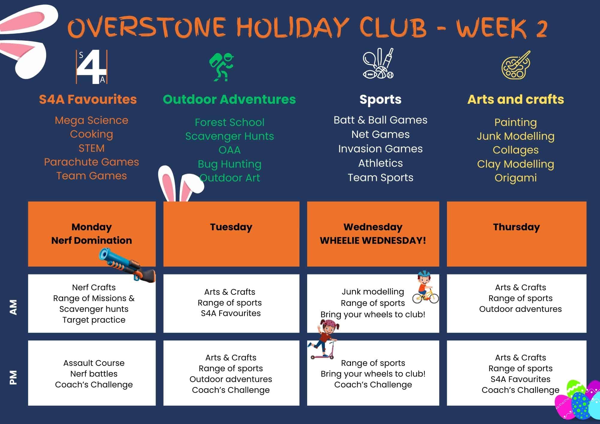 Wraparound Care, Holiday Club & HAF Programme at Overstone School | S4A ...