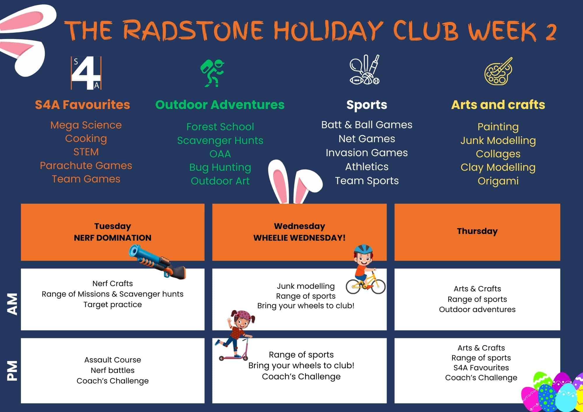 Wraparound Care & Holiday Club at The Radstone School | S4A Club