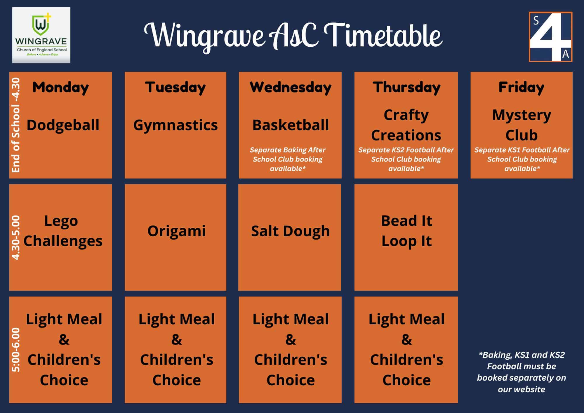 Wraparound Care, Holiday Club & HAF Programme at Wingrave | S4A Club