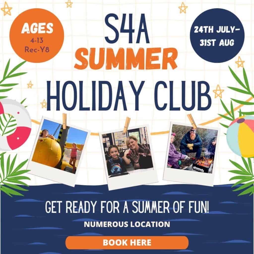 Book onto a Summer Holiday Club. - S4A Club